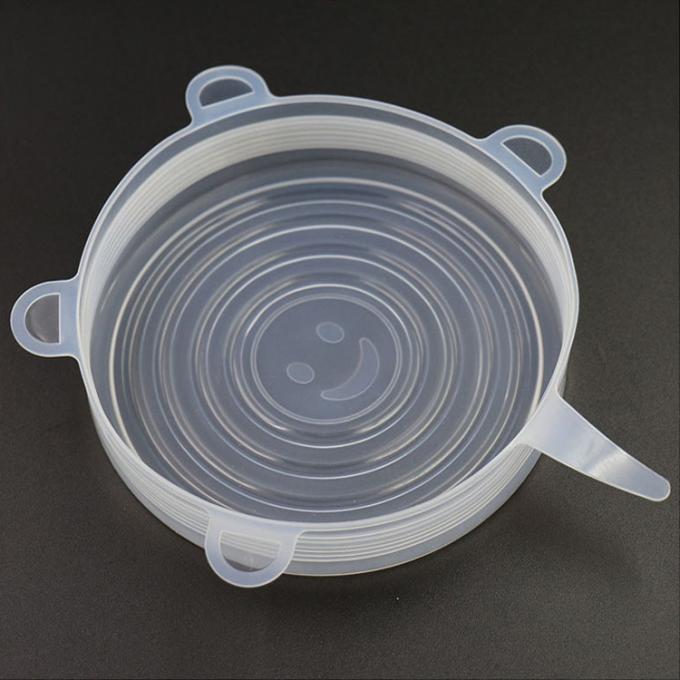 Durable Stretchable Silicone Protective Covers Lid Microwaveable